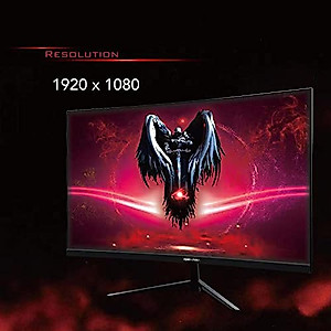 ROCKSOUL RSGM-24RFA 24 inch Curved Gaming Monitor