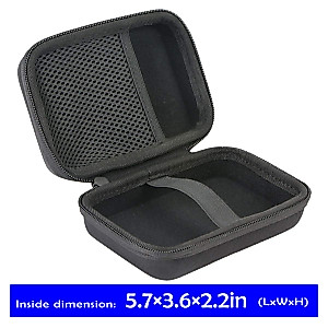 khanka Hard Travel Case Replacement for Kodak Step Touch 13MP Digital Camera & Instant Printer with 3.5 LCD Touchscreen (Black zipper)