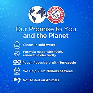 Arm & Hammer Plus OxiClean With Odor Blasters Laundry Detergent 5-IN-1 Power Paks, 42CT (Packaging may vary)