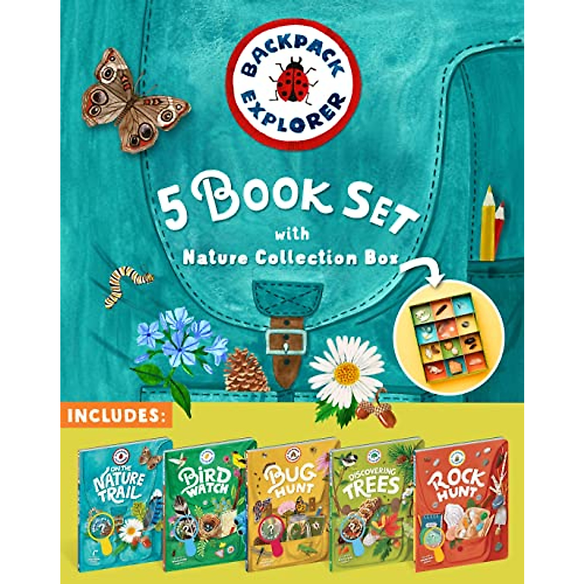 Backpack Explorer 5-Book Set with Nature Collection Box