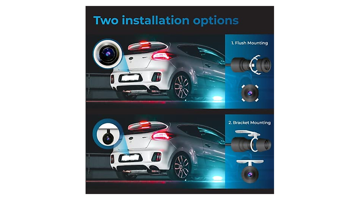 AutoSky HD Car Camera: Front, Side & Rear View - Easy Install