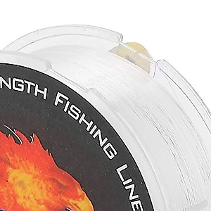Velaurs Fishing Tackle, Lightweight Nylon Material Fishing Line Super Flexible Stretch Durable for Fishing(2.5)