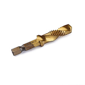 Angoily Holiday Candy Dish Precision Drill Bits 6pcs Tap Drill Bit Hex Shank Drill Bits Drill Bits Hex Shank Stubby Drill Bits Drilling Tool Complex HSS Drill Bits Mini Wooden Tongs