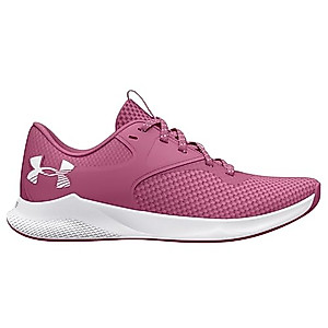 Under Armour Women's Charged Aurora 2, (603) Pace Pink/Pace Pink/White, 8