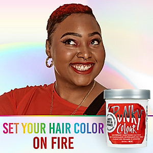 Punky Fire Semi Permanent Conditioning Hair Color, Non-Damaging Hair Dye, Vegan, PPD and Paraben Free, Transforms to Vibrant Hair Color, Easy To Use and Apply Hair Tint, lasts up to 25 washes, 3.5oz