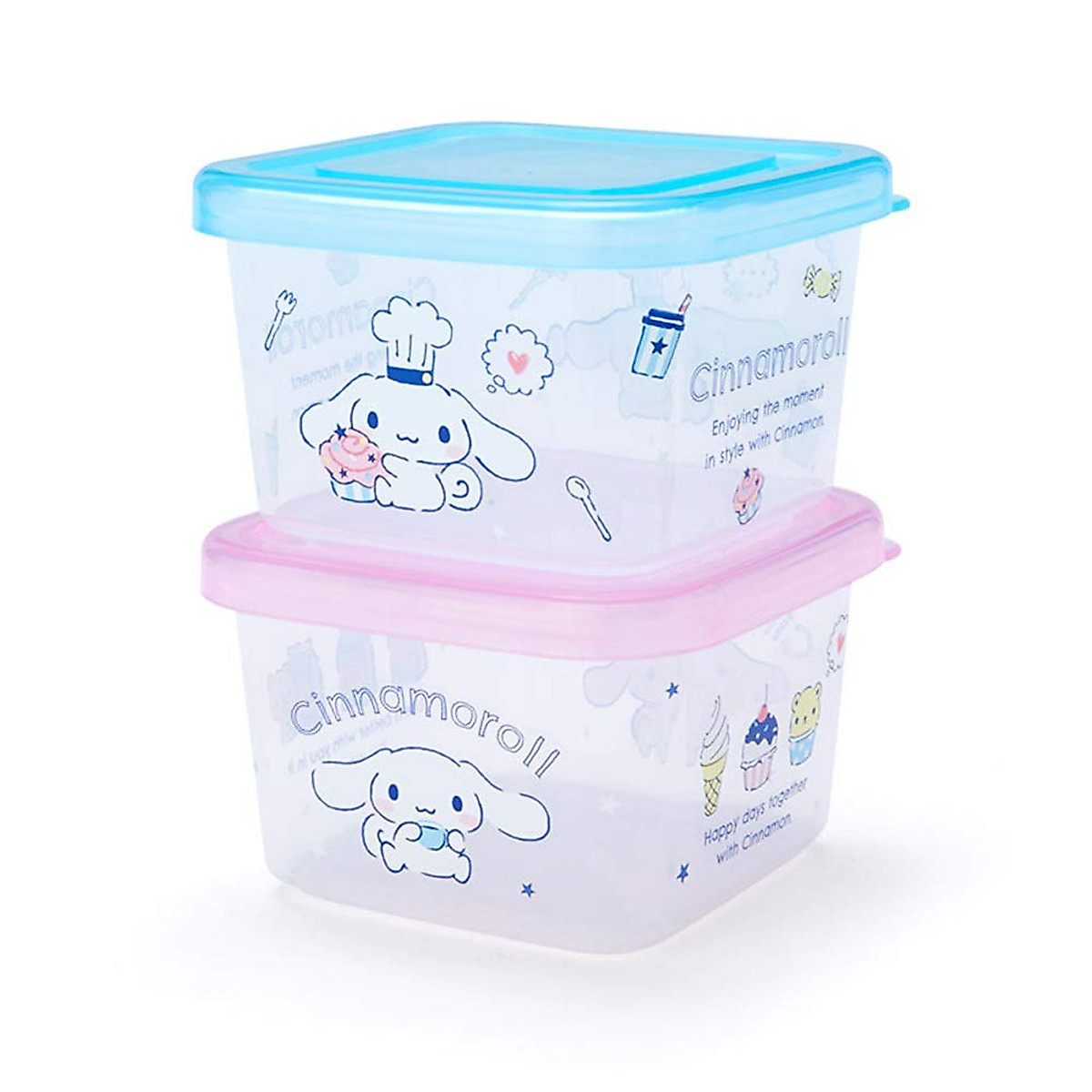 Sanrio 747734 Cinnamo Roll Mini Food Container (Set of 2)