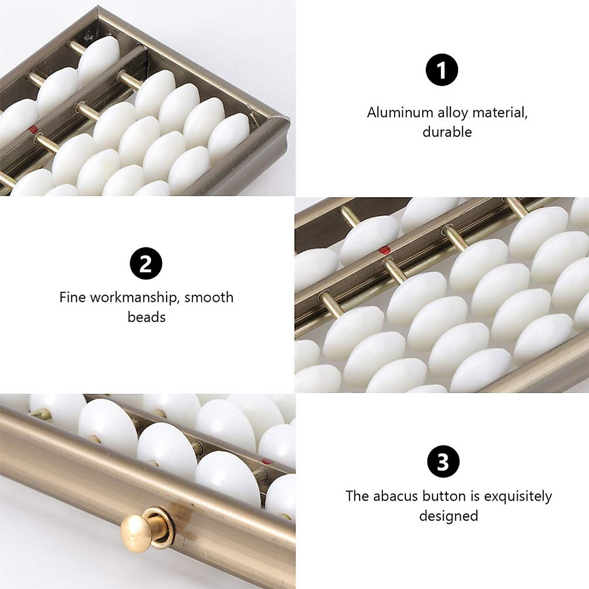 NUOBESTY 2 Pcs Abacus Math Leaning Educational Toy Children Educational Toy Math Leaning Supply