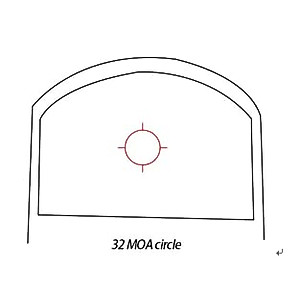 ADE Pro Series Motion Activated System IP7 Waterproof Zantitium PRO(RD3-015-PRO) Red Dot with 2 MOA Dot and 32 MOA Circle Multi Reticle System