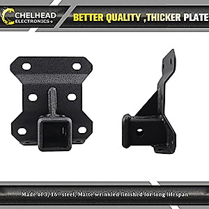 Chelhead Maverick X3 Hitch, 2" Heavy-Duty UTV Rear Hitch Receiver Hitch Plate Fits Standard 2 inch Attachments Compatible with 2017-2023 Can Am Maverick X3 Accessories Hitch