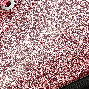 YYW Roller Skate for Women Men Light up Wheel - Double Roller Skater High-top PU Leather Roller Skate Shoes Adjustable PU Roller Skates with Four Piles for Adult Girls Beginners Pink