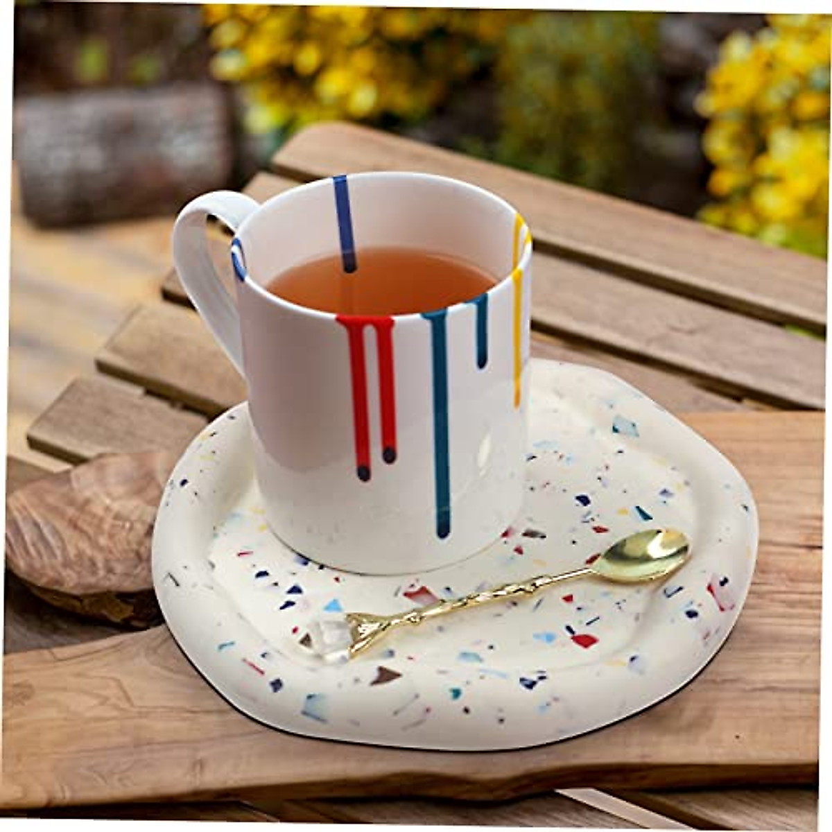 VILLCASE 2pcs Pallet Mold Oval Tray Crystal Decor Resin Molds Teacup Tray Mold Resin Tray Molds DIY Irregular Cloud Design Tray Mold Serving Tray Mold Novel Shaped Tray Mold Jewelry Coaster