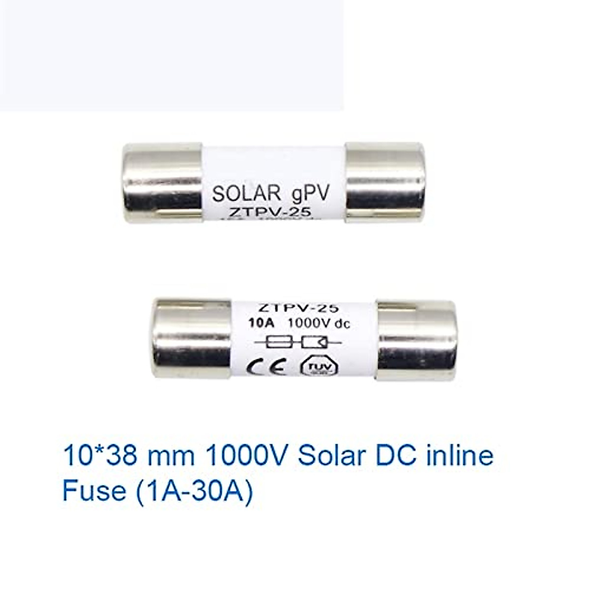 5PCS Solar in-line Fuse Connector 20A mp 1000 V DC Male to Female PV Solar Fuse Holder