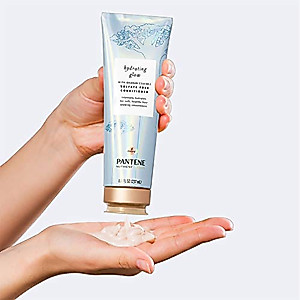 Pantene Shampoo and Conditioner Set, plus Hair Mask Rescue Shot Treatment, with Baobab Essence, Nutrient Blends Hydrating Glow, Sulfate Free