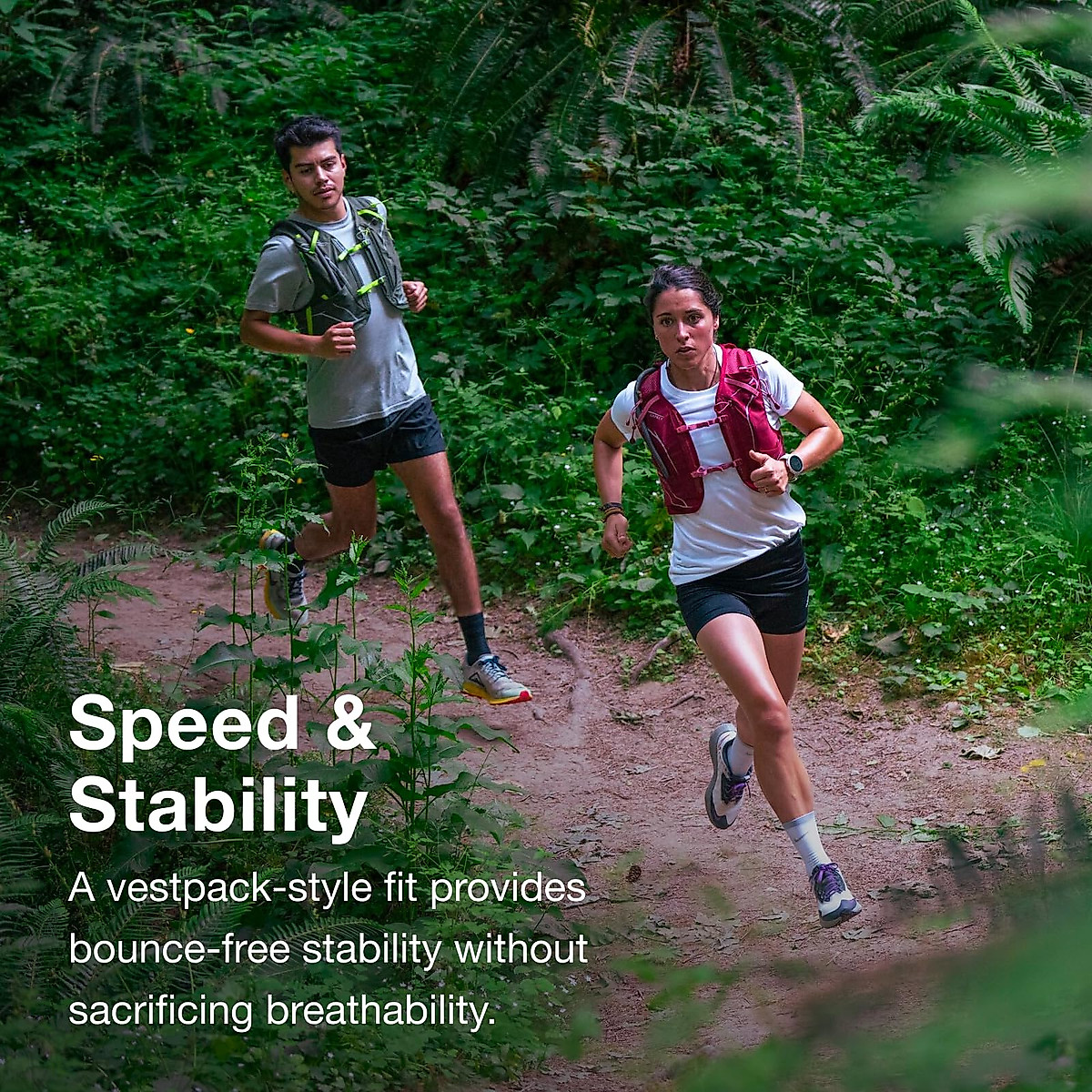 Osprey Duro 15 Men's Running Hydration Vest with Hydraulics Reservoir, Charcoal Grey, Large/X-Large