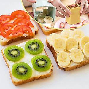 2 Pack Cup Slicers | Egg Slicers | banana slicers | Strawberry Cutter | Quickly Making Fruit Vegetable Salad | Creative Kitchen Gadget COKSDUPID