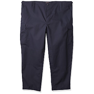 TRU-SPEC Men's Polyester Cotton Rip Stop BDU Pant, Navy, Medium