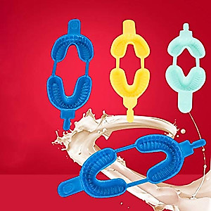 20pcs Disposable Dental Fluoride Trays Fluorinated Foam Dental Tray Dental Materials Tray alginate impression material for Kids Use Size M Yellow