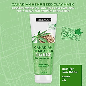 Freeman 4 Count Exotic Blends Face Mask Variety Set, Includes Clay, Peel-Off, Gel, & Cream Facial Masks, Skincare for Women, Face Mask Essentials Kit, Hydrating, Soothing, & Purifying