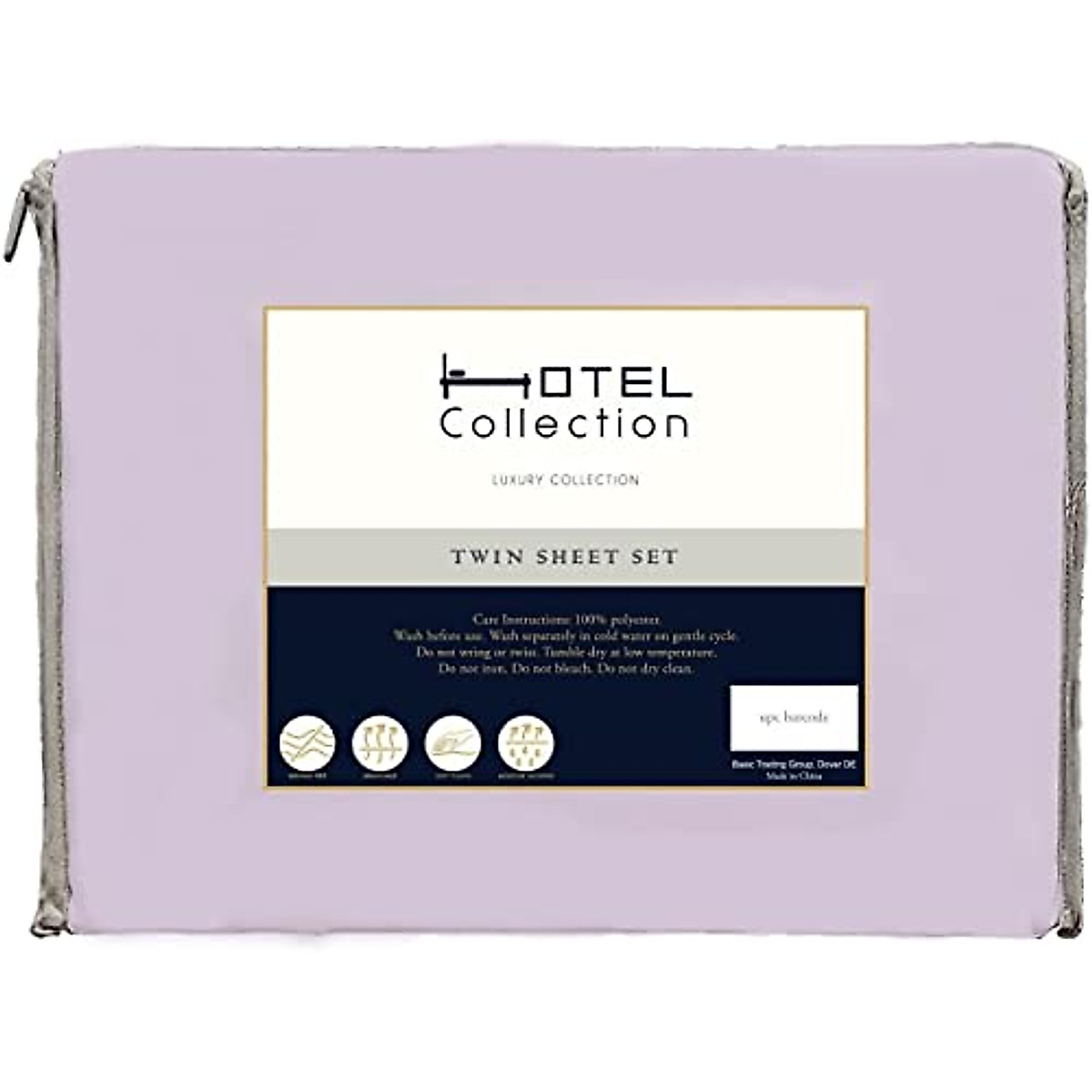 Hotel Collections Sheet Set Hotel Luxury 1800 Bedding Sheets & Pillowcases Extra Soft Cooling Bed Sheets - Deep Pocket up to 17 inch Mattress - Wrinkle, Fade, Stain Resistant 4 Piece (Full, Lavendar)