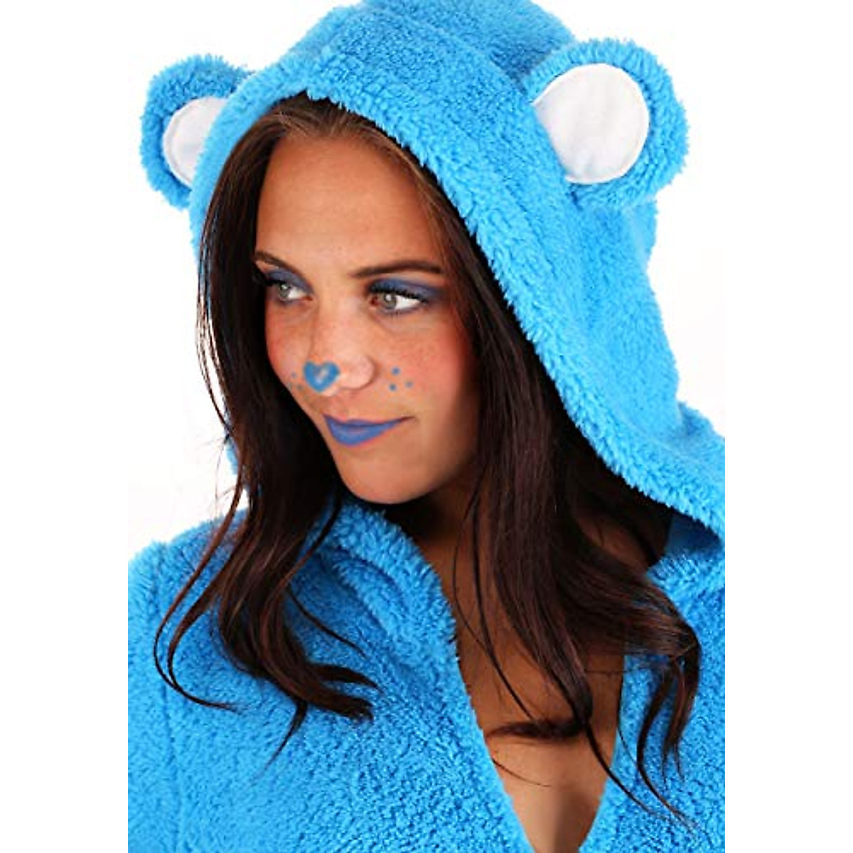 Fun Costumes Women's Care Bears Grumpy Bear Romper Large
