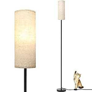 Fovaa Floor Lamp, Floor Lamps for Living Room Bedroom, LED Standing Lamp Bedroom Lamps, Living Room Lamps Tall LED Floor Lamp, Corner Modern Floor Lamp for Office, Home Decor