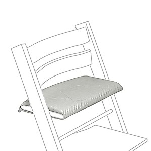 Tripp Trapp Junior Cushion, Nordic Grey - Pair with Tripp Trapp Chair & High Chair for Support and Comfort - Machine Washable - Fits All Tripp Trapp Chairs