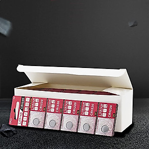 Cotchear 5pcs/Card 3V CR1220 Coin Battery Lithium DL1220 LM1220 ECR1220 1220 Button Cell Batteries for Watch Electronic Remote