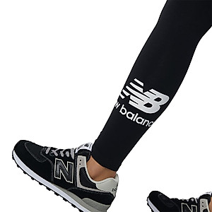 New Balance Women's NB Essentials Stacked Legging, Athletic Grey, Medium