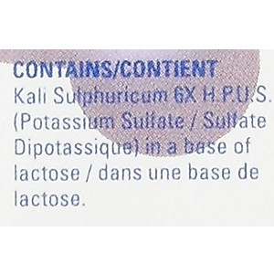 Cystic Acne and Acne Scar Treatment, Cold Medicine, Natural Relief of Discharge Related Symptoms, Hyland's #7 Kali Sulphate 6X, 500 Count