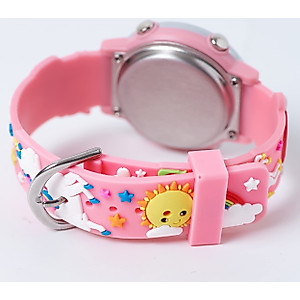 CUCUBIT Daily Water Resistant Potty Training Watch Reminder- Long Battery Life Toilet Training Timer Watch Tool for Baby Toddlers Kids Pink