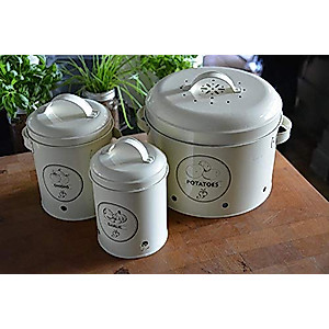 Esschert Design Onions Storage Tin, Metal