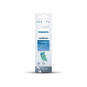 Philips Sonicare Genuine Proresults Replacement Toothbrush Heads, Hx6013/63, White, 3 Count