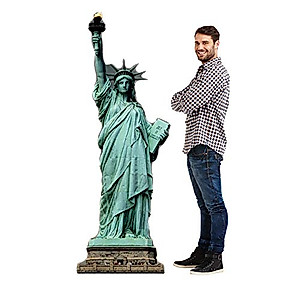 Cardboard People Statue of Liberty Life Size Cardboard Cutout Standup