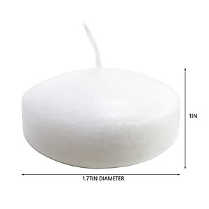 6Pack Floating Candles，Candle Floating Unscented Discs for Wedding, Pool Party, Holiday & Home Decor