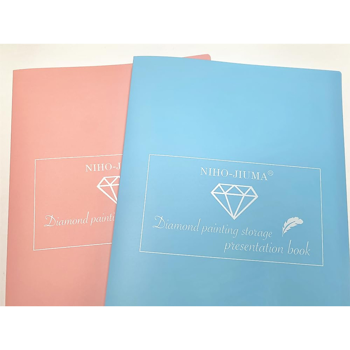 A3 Diamond Painting Storage Book, NIHO-JIUMA 40 Pages Diamond Art Portfolio Painting Storage Book, Suitable for 30X40cm/12x16 Inches diamond art