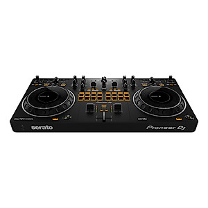 Pioneer DDJ-REV1, DJ Controller Bundle with Stand, Headphones and, Austin Bazaar Polishing Cloth