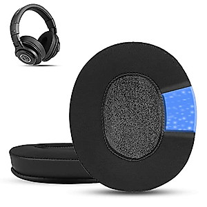 Instant-chill Replacement Earpads for Turtle Beach Stealth 700/600/520, Audio Technica ATH-M50X / M40X/M30X and Many Other Turtle Beach Headset & ATH Headphone, Cooling Gel Pads by Krone Kalpasmos