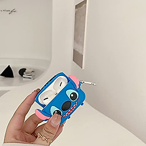 Case for Airpods Pro, Suublg Silicone Airpod Pro Case Protective Charging Covers with 3D Shoulder Bag Backpack Design, with Keychain