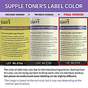 Klairs Supple Preparation Facial Toner, 180 ml
