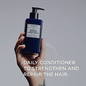 Murdock London Quince & Oakmoss Conditioner | Strengthens & Repairs Hair from Within | All Hair Types | Made in England | 8.5 oz