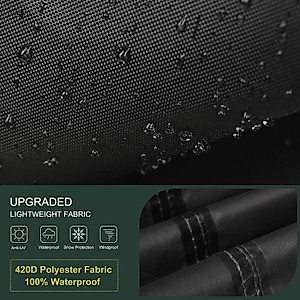 ULTCOVER Smart Selection Chaise Lounge Cover 2 Pack Waterproof & UV Protectionfor Outdoor Pool Lounge Chair up to 66L x 24W inches