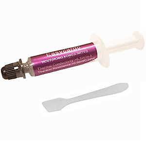 Easycargo 6.5 W/m-k Thermal Paste Kit, High Performance Thermal Grease Compound for Cooler Heatsink interface Computer Processor CPU GPU (1-pack)