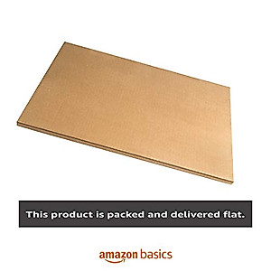 Amazon Basics Polycarbonate Heavy Duty Office Chair Mat for Carpets & Hard Floors - 46 x 60-Inch, Clear