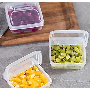 (2 pack) Plastic Refrigerator Storage Cheese Box, Cheese Container, Cheese Slice Storage Box, Square Refrigerator Box for Food Storage and Oragnization