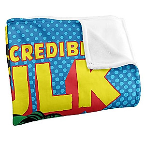 Hulk Blanket, 36"x58" Corner Box Silky Touch Super Soft Throw Blanket
