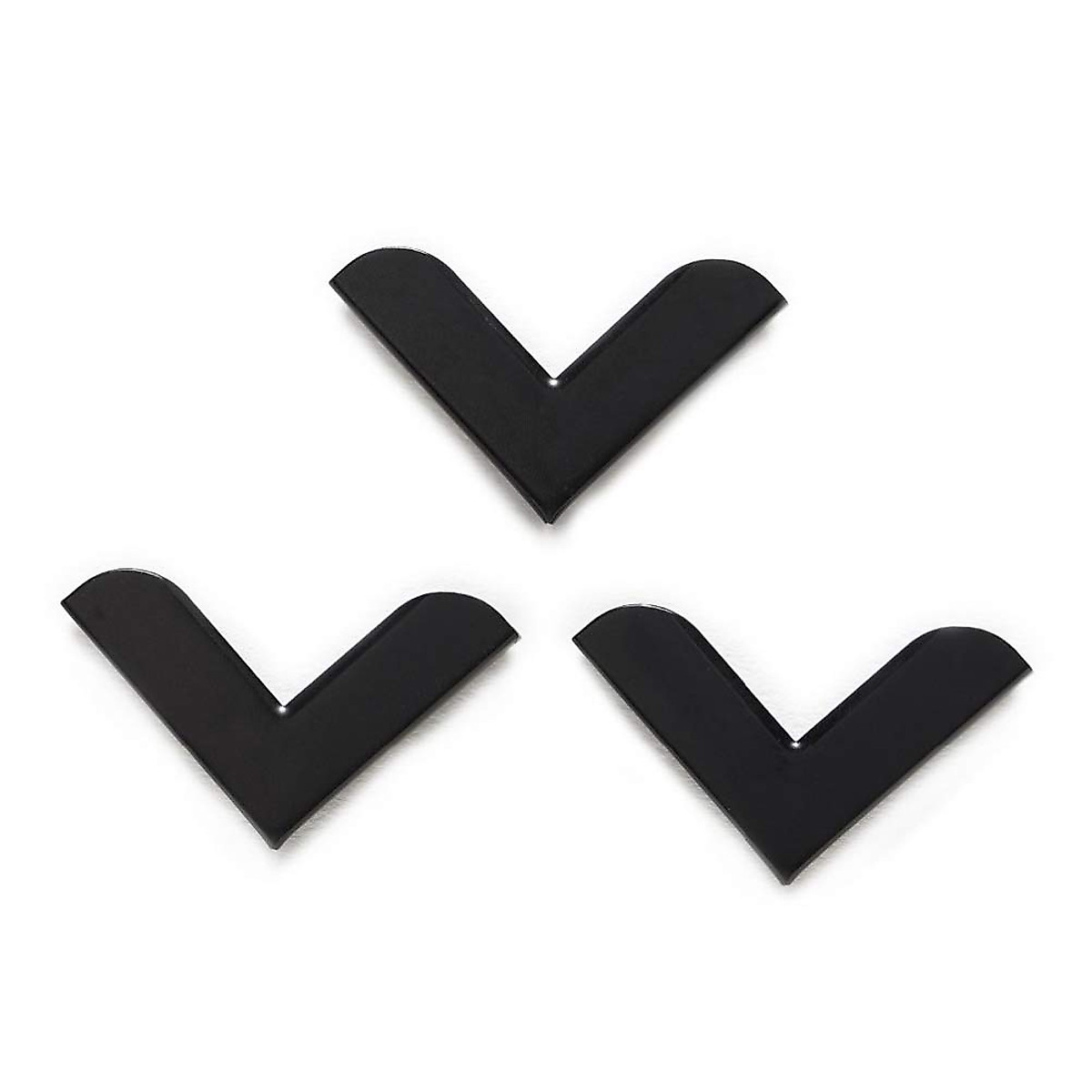 30 pcs/Pack Black Metal Neck Collar Tip Clip Pin for Trousers Blouse Book Album Corner Menus Folders Protector