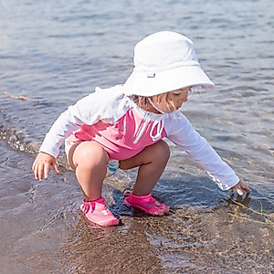 Breatheasy Bucket Sun Protection Hat-White-0/6mo