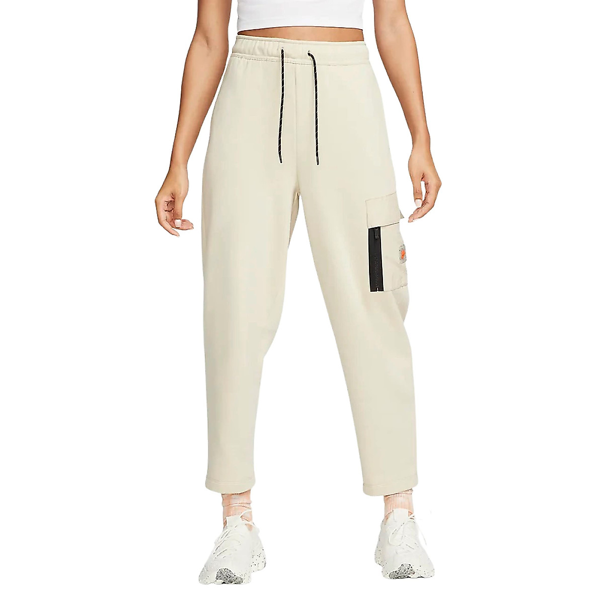Nike Sportswear Women's Sports Utility Fleece Cargo Pants (as1, Alpha, x_l, Regular, Regular, Rattan/Rattan, Regular)