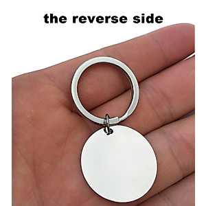 2pcs Couples Keychain Gift- His Crazy Her Weirdo, Best Gift for Boyfriend Girlfriend Husband Wife Couples Christmas