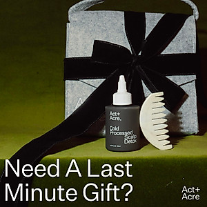 ACT+ ACRE Cold Processed Scalp Detox Oil - Sulfate-Free Care for Flaky, Dry and Itchy Scalp - Promotes Thicker, Fuller-Looking Hair